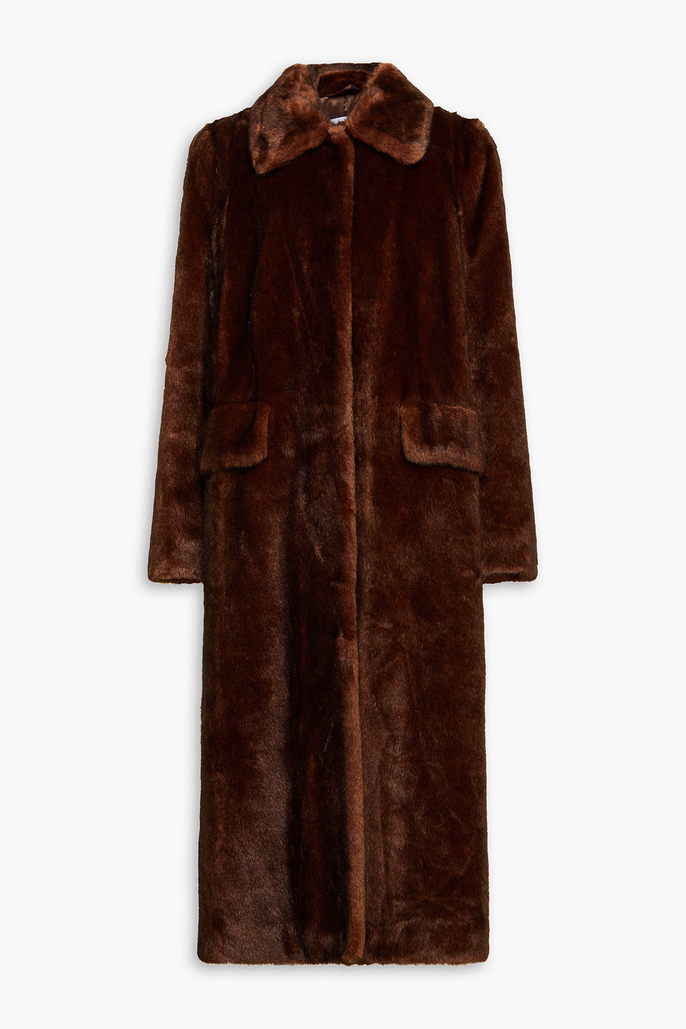 Stand Studio Cassandra Faux Fur Coat In Brown | ModeSens