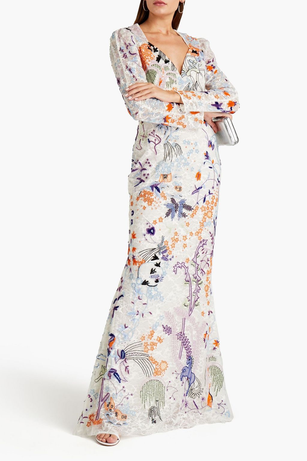 ZUHAIR MURAD Embellished tulle gown | THE OUTNET