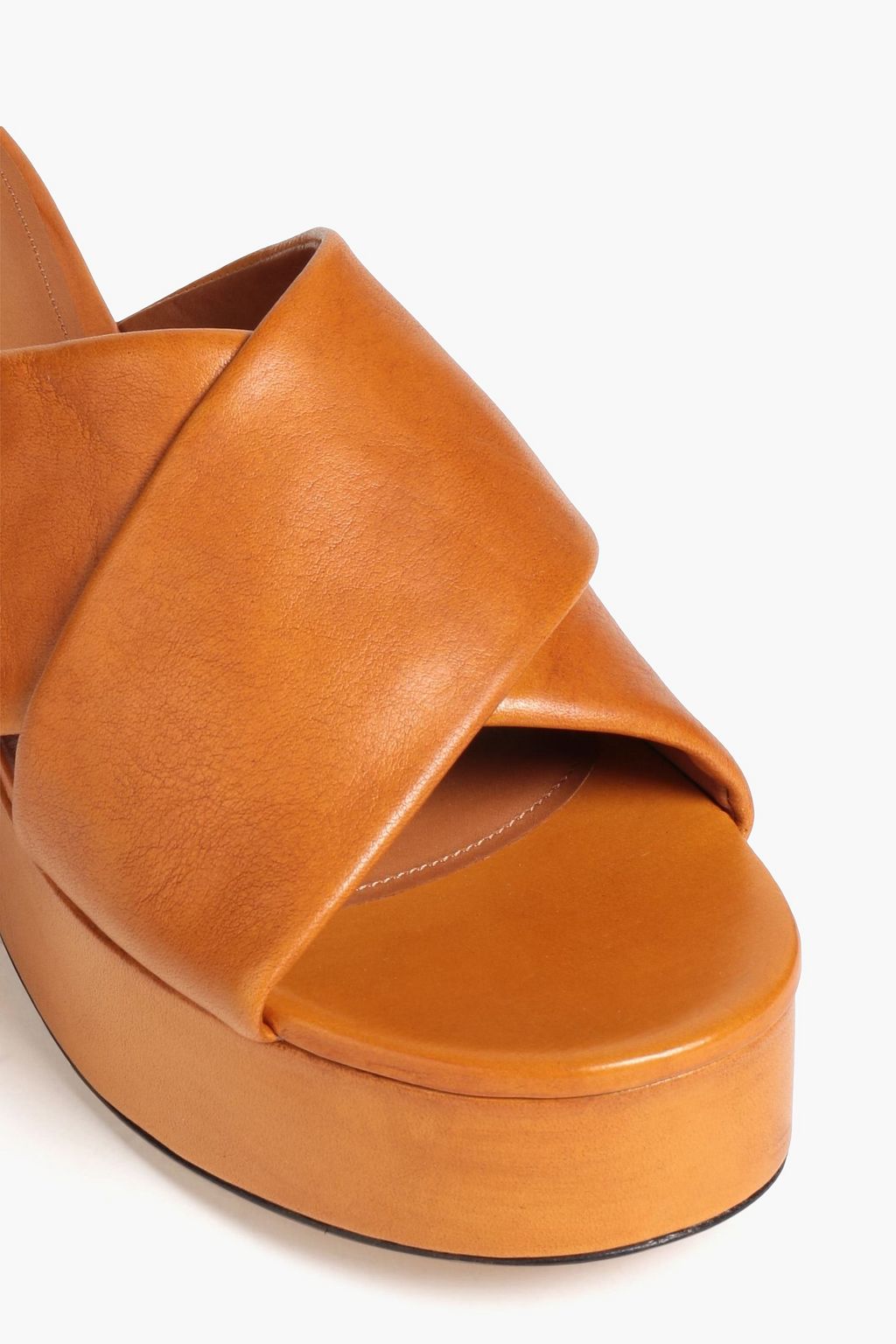 MARNI Leather platform mules | THE OUTNET