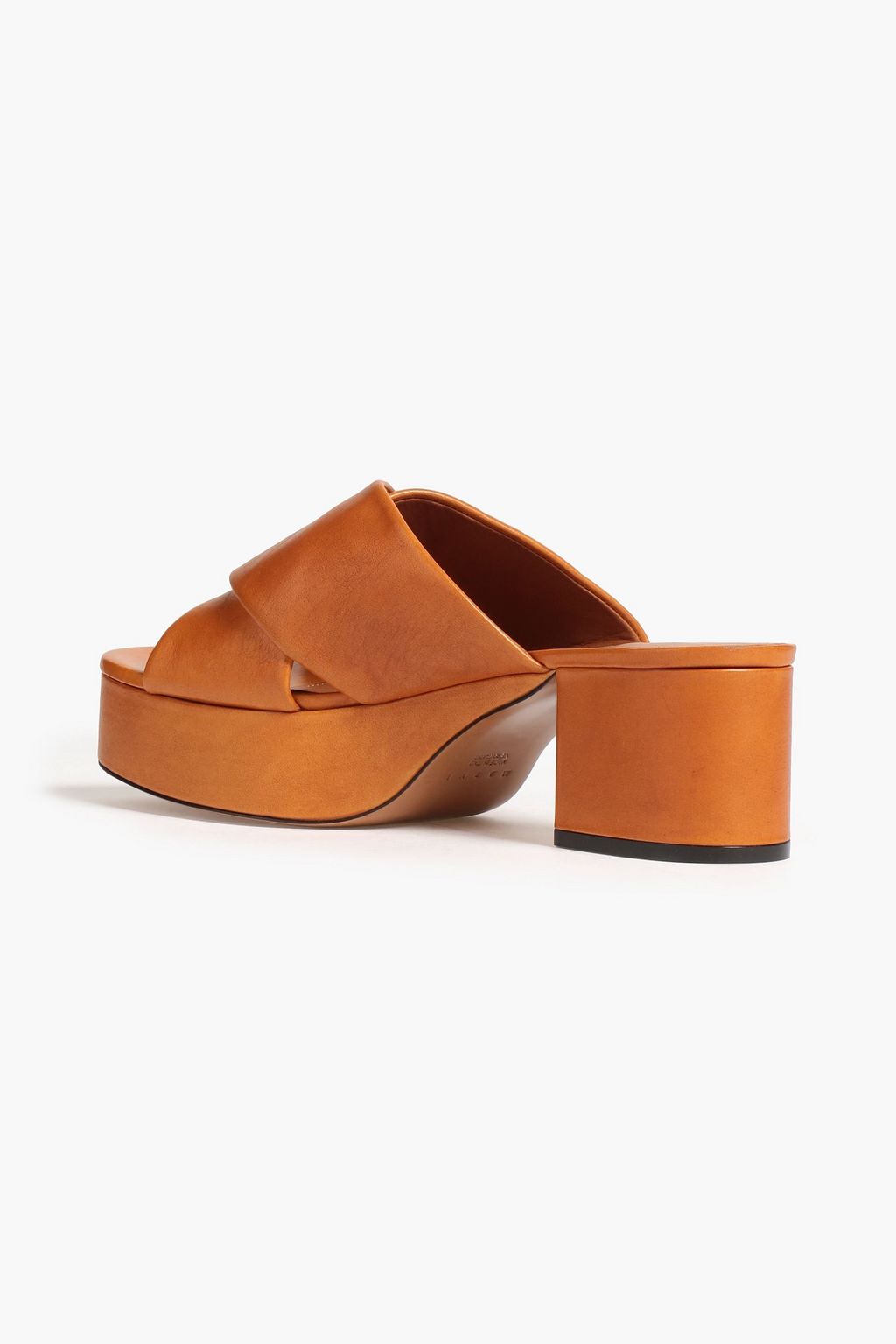 Tan Leather platform mules | MARNI | THE OUTNET