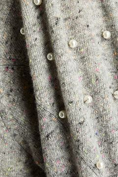AUTUMN CASHMERE Embellished Donegal cashmere sweater | THE OUTNET
