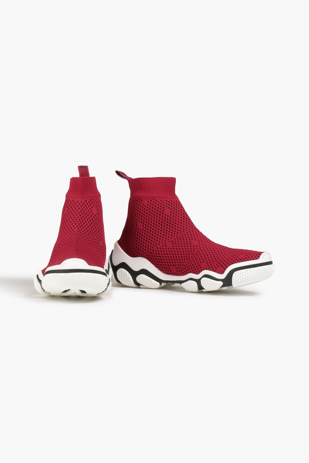 RED(V) Glam Run mesh high-top sneakers | THE OUTNET