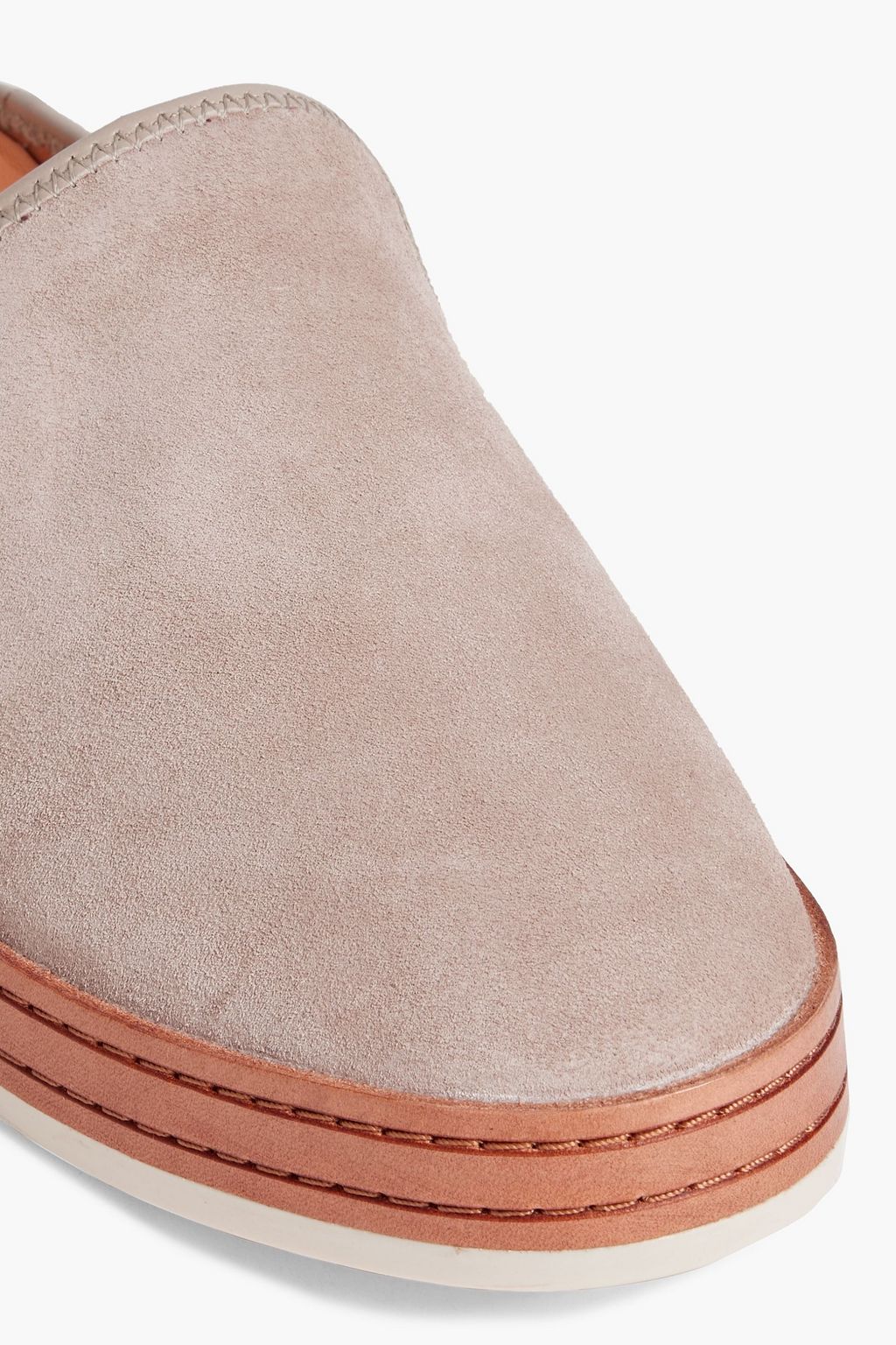 VINCE. Canella suede slippers | THE OUTNET