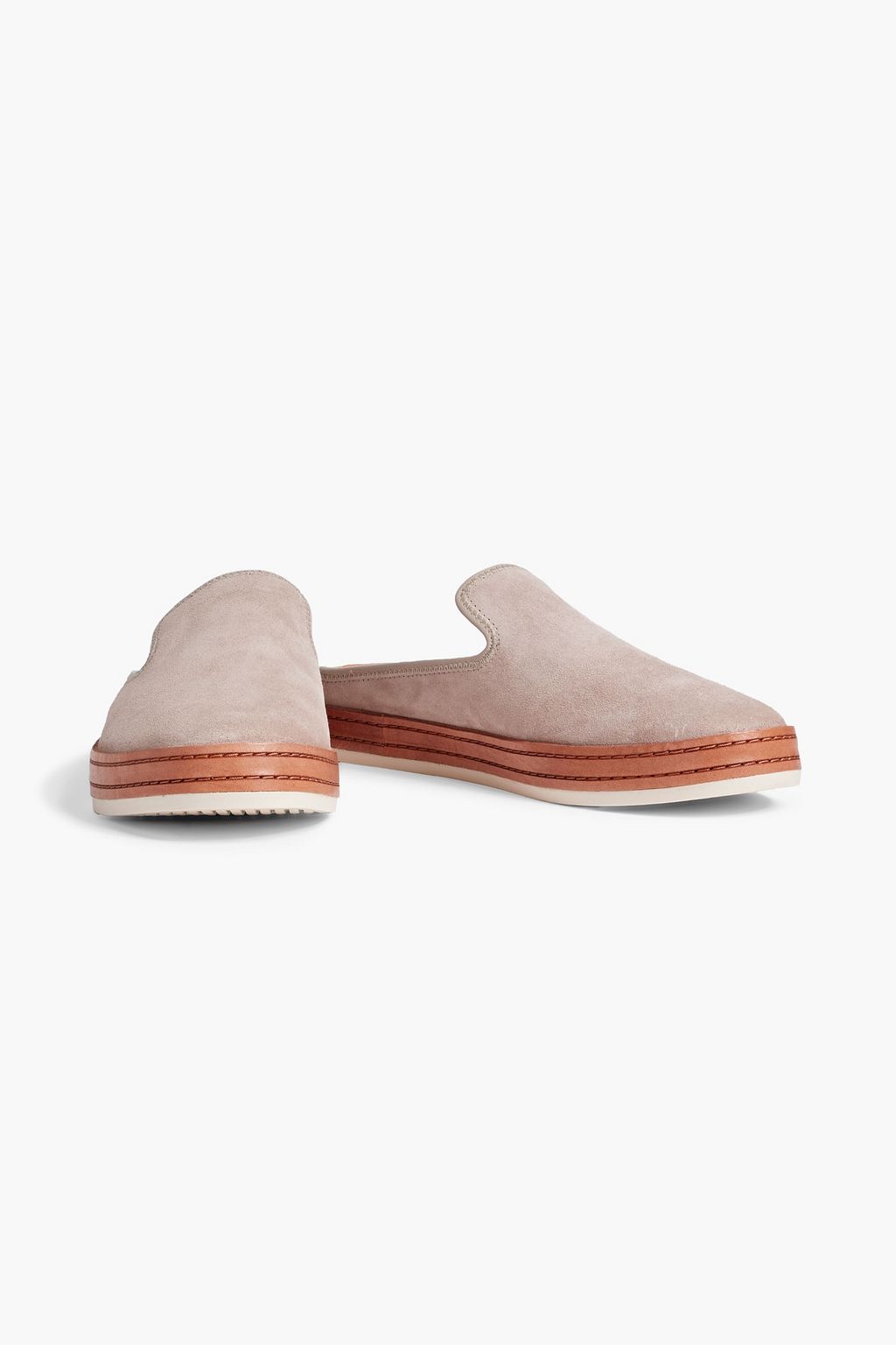 VINCE. Canella suede slippers | THE OUTNET