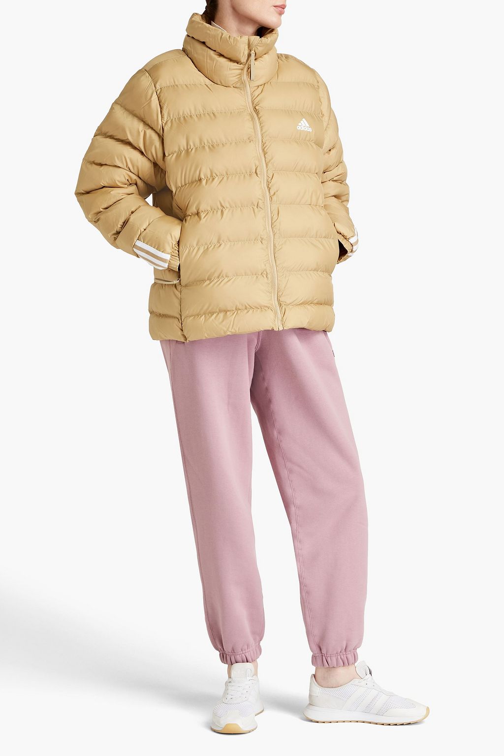 ADIDAS Quilted printed shell jacket | THE OUTNET