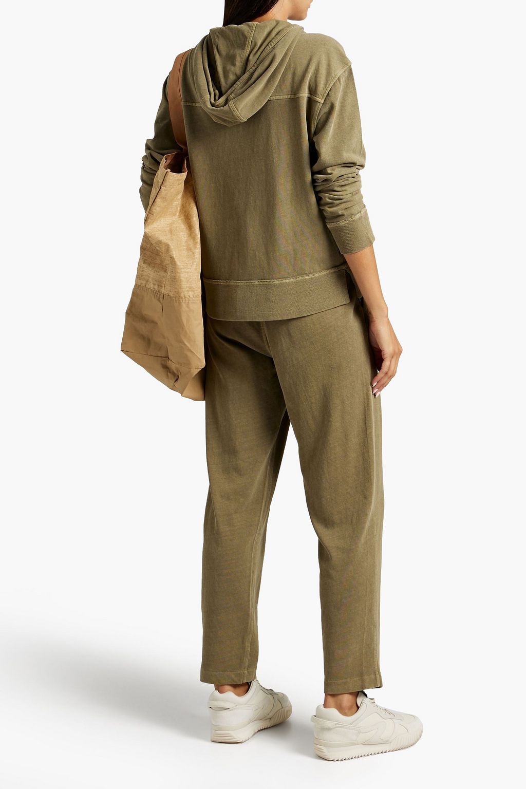 ALEX MILL Cotton-blend jersey track pants | THE OUTNET