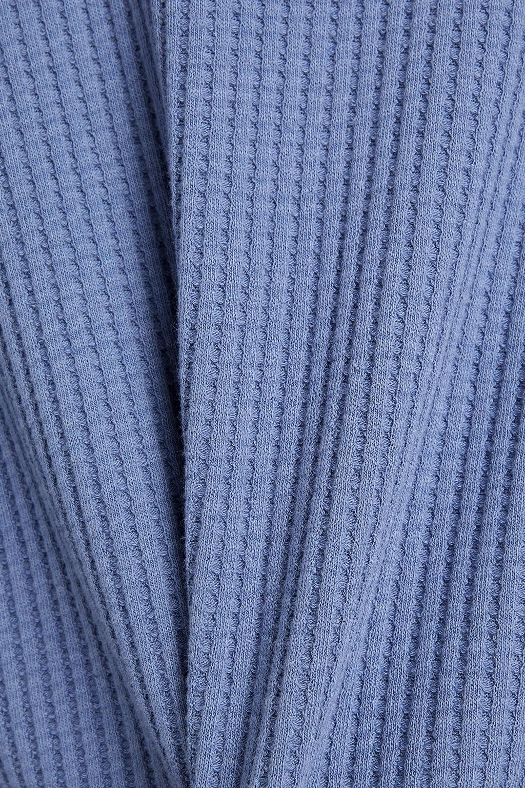 STATESIDE Waffle-knit stretch Supima cotton and modal-blend cardigan ...