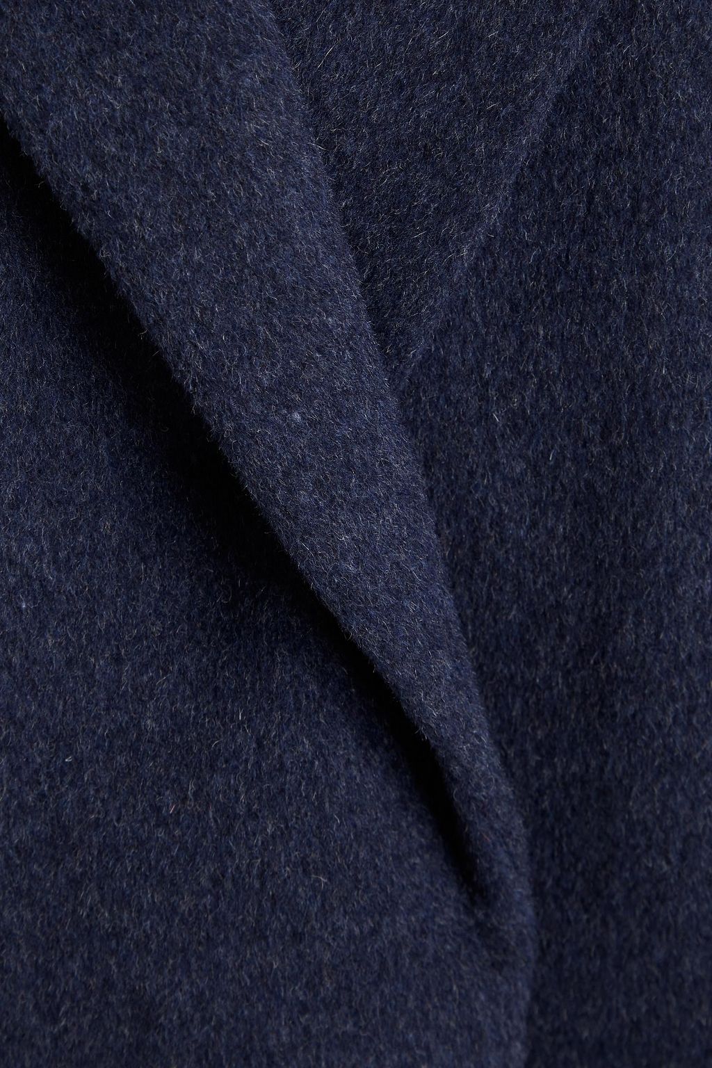 VINCE. Melierter Mantel aus gebürstetem Filz aus einer recycelten ...