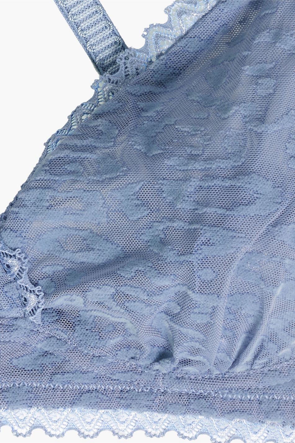 COSABELLA Lace-trimmed flocked stretch-mesh soft-cup triangle bra | THE ...