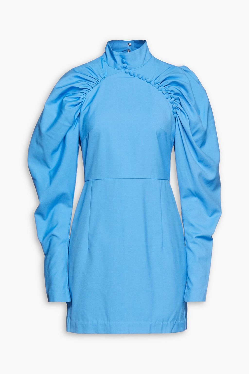 ROTATE BIRGER CHRISTENSEN Kim gathered twill mini dress | THE OUTNET