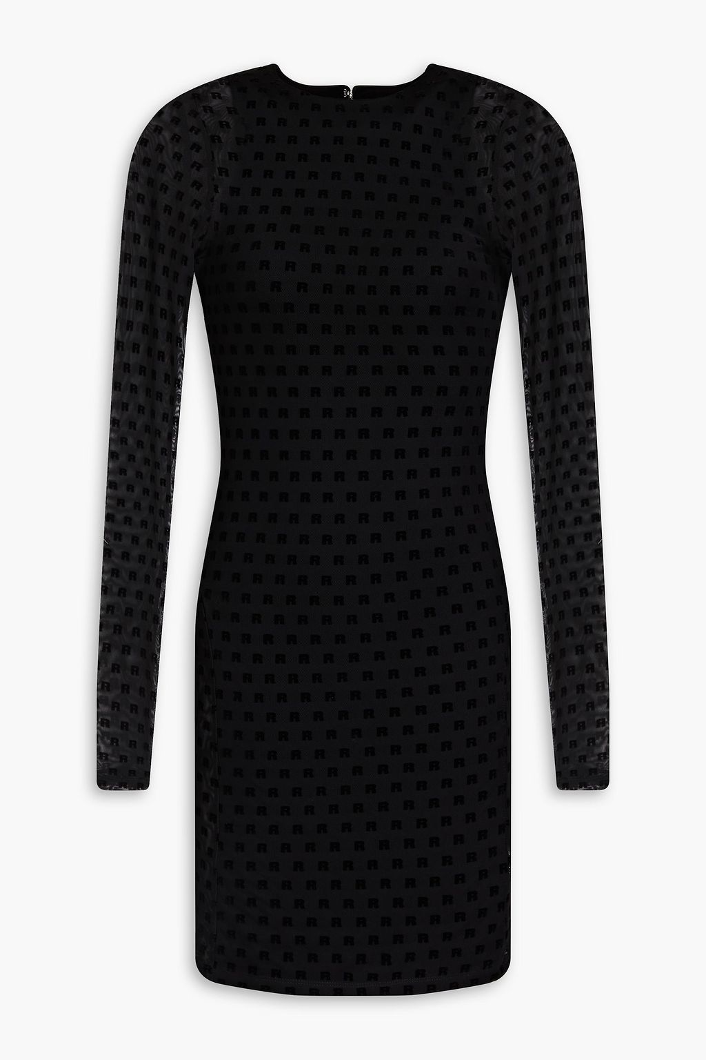 ROTATE BIRGER CHRISTENSEN Monique flocked stretch-mesh mini dress | THE ...