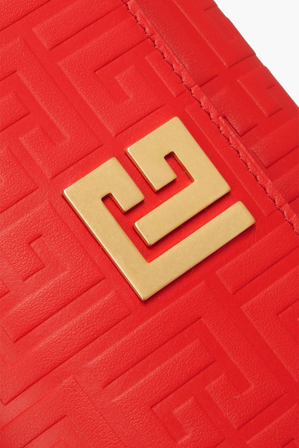 BALMAIN Embossed leather continental wallet | THE OUTNET