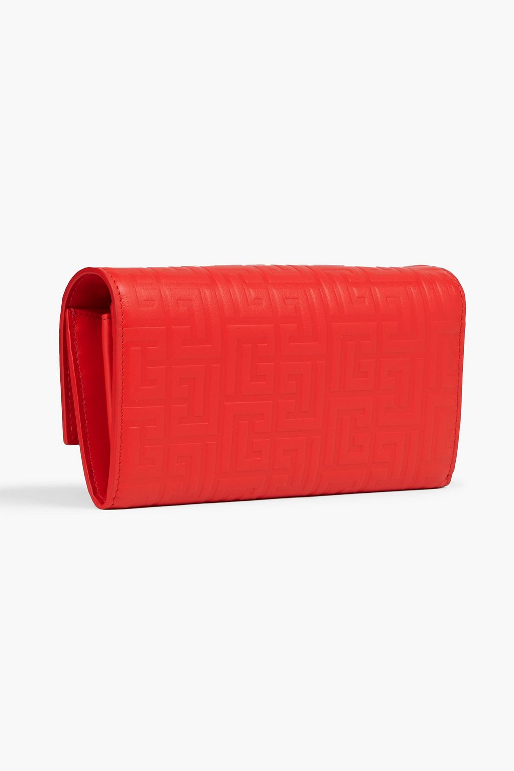 BALMAIN Embossed leather continental wallet | THE OUTNET