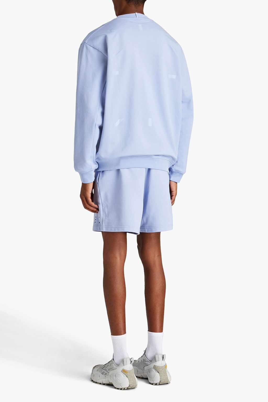 MCQ ALEXANDER MCQUEEN French cotton-terry shorts | THE OUTNET