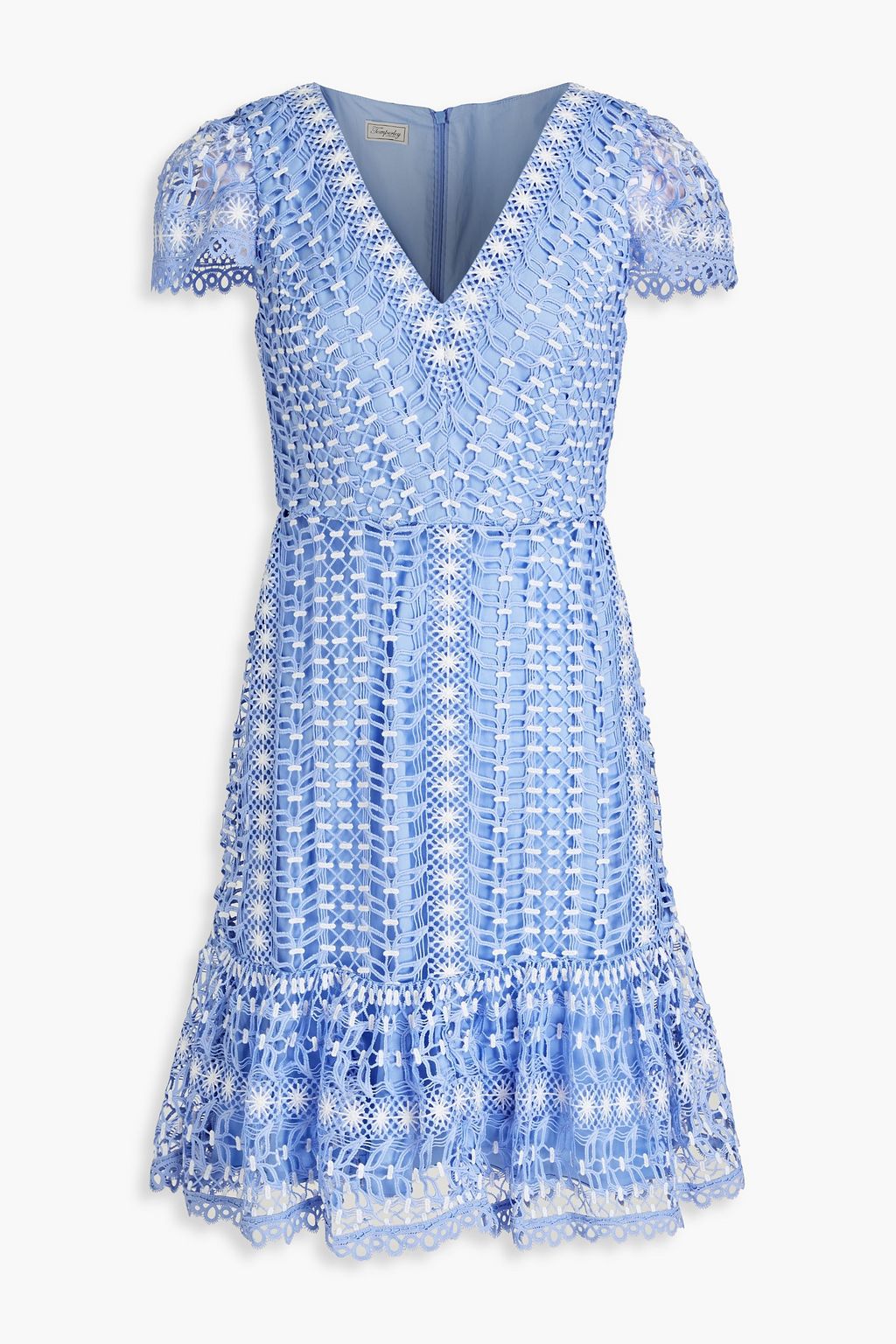 TEMPERLEY LONDON Guipure lace mini dress | THE OUTNET