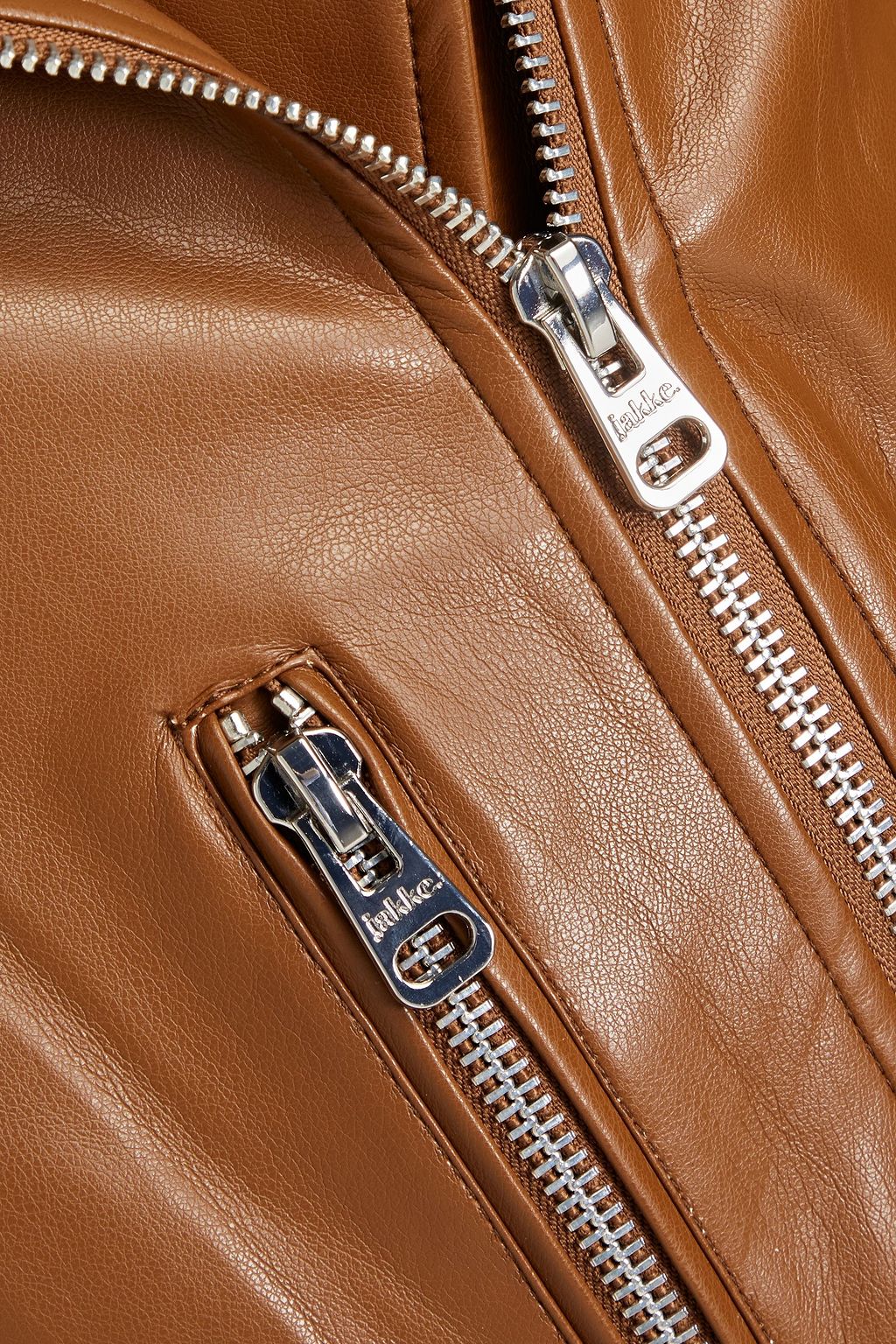 JAKKE. Beau faux leather biker jacket | THE OUTNET