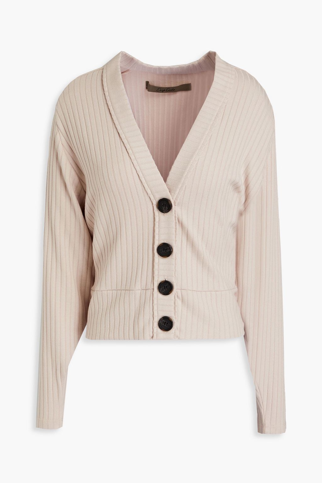 ENZA COSTA Ribbed-knit cardigan | THE OUTNET