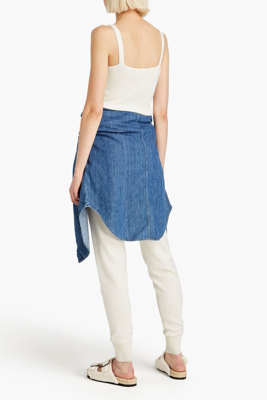 N.PEAL Ribbed cashmere tank | THE OUTNET