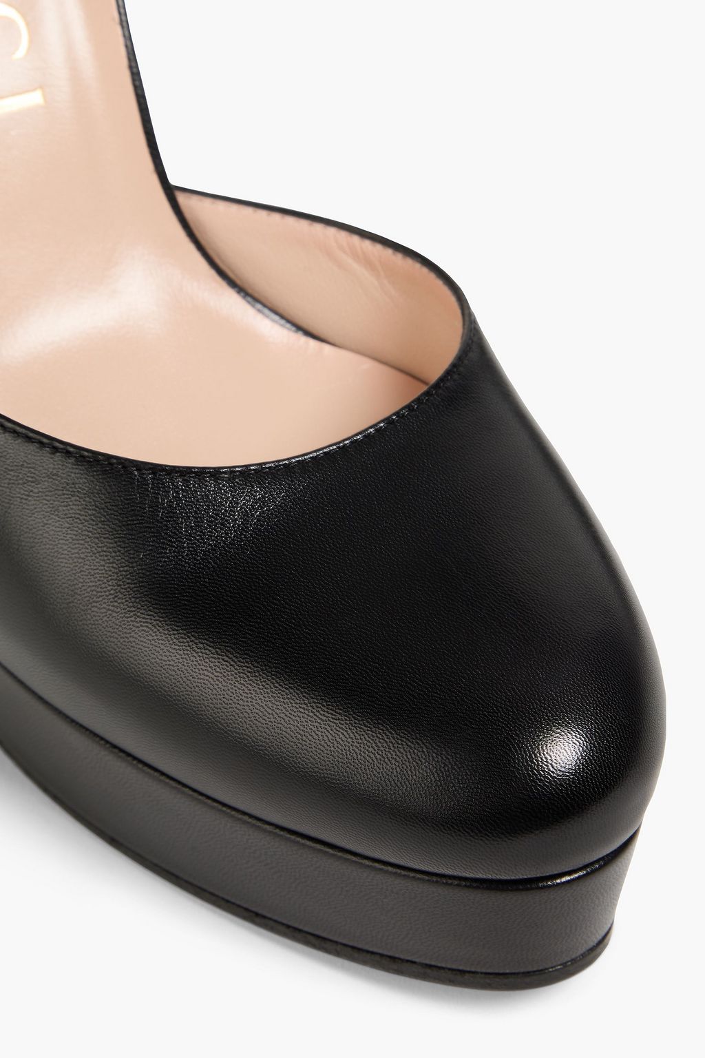 GUCCI Leather platform pumps | THE OUTNET