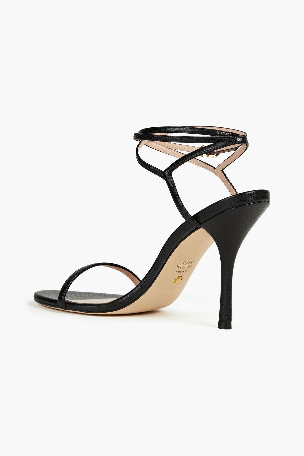 STUART WEITZMAN Merinda lizard-effect leather sandals | THE OUTNET