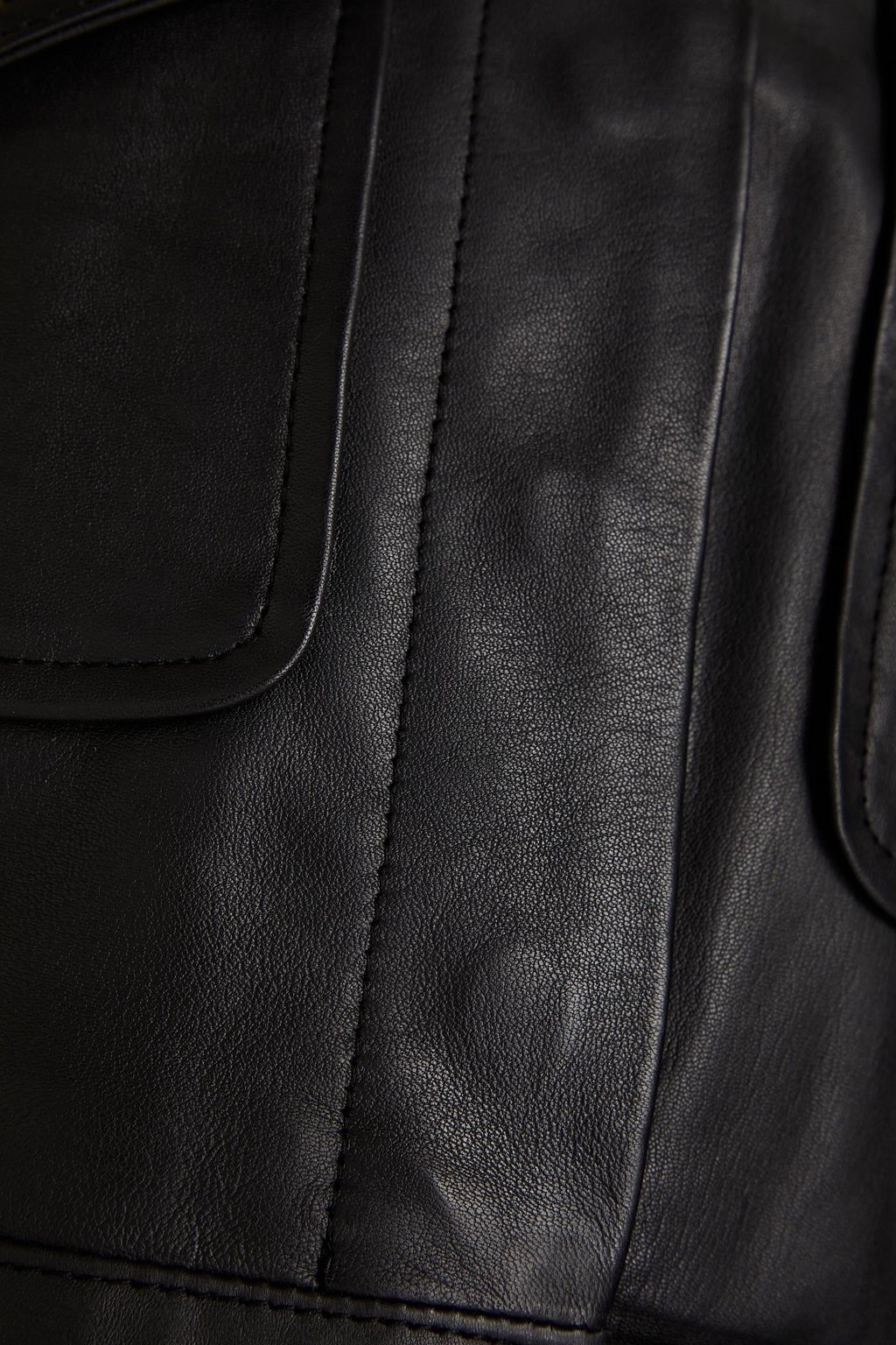EACH X OTHER Logo-embossed leather jacket | THE OUTNET