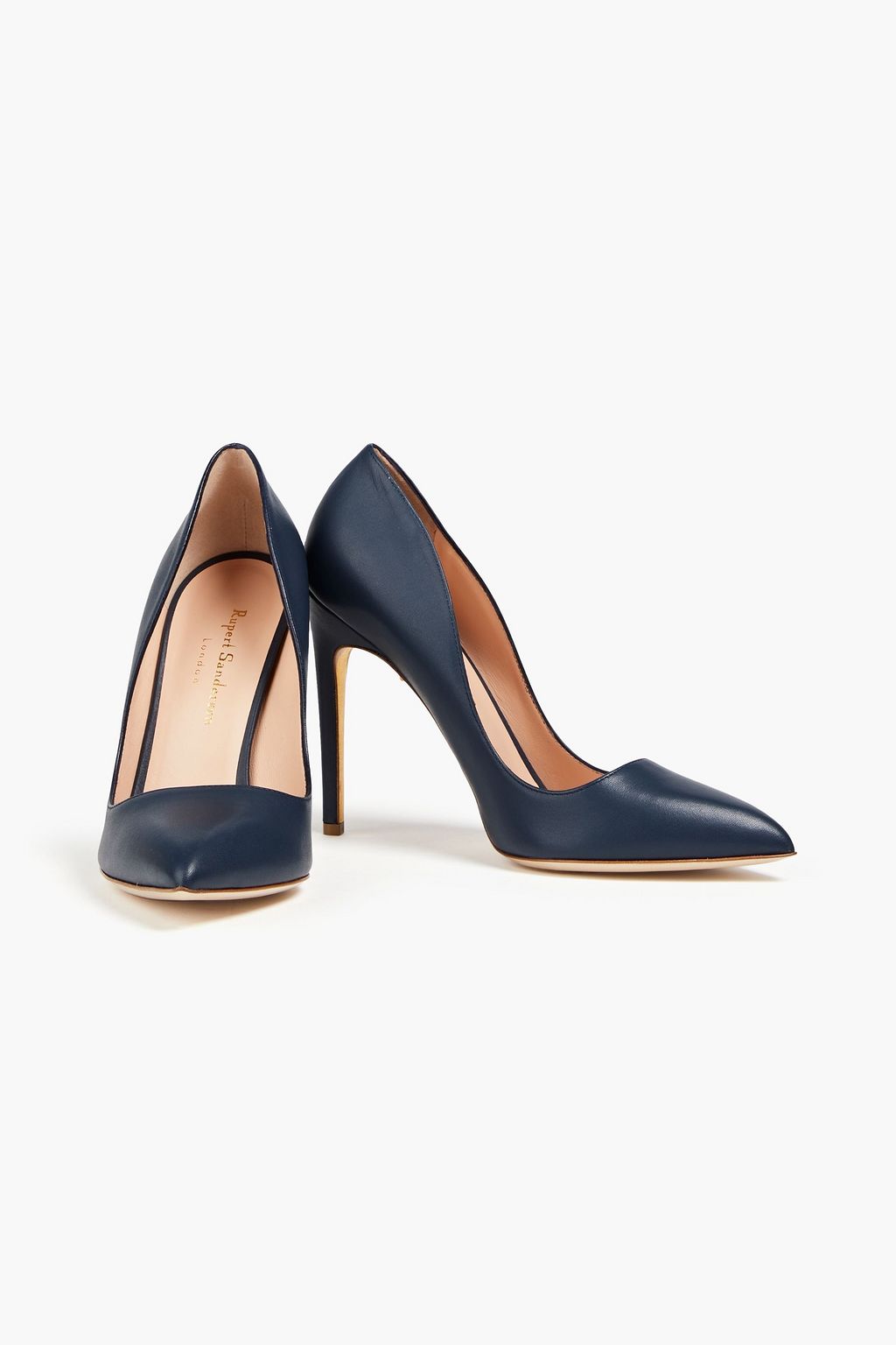 RUPERT SANDERSON Elba leather pumps | THE OUTNET