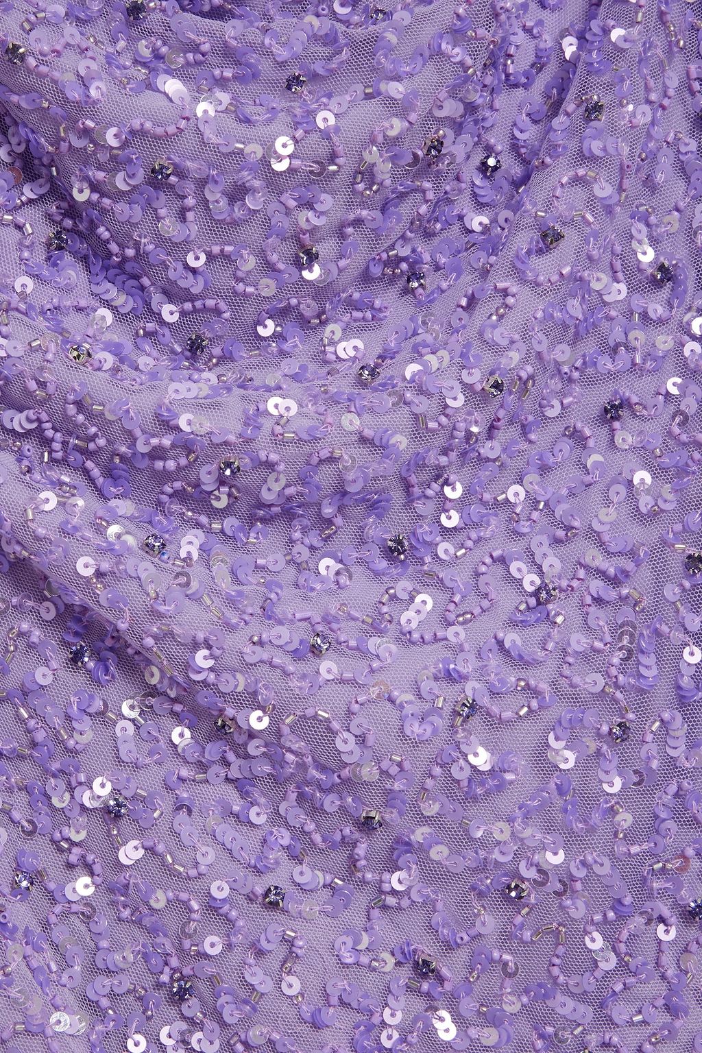 RETROFÊTE Mich draped embellished tulle mini dress | THE OUTNET