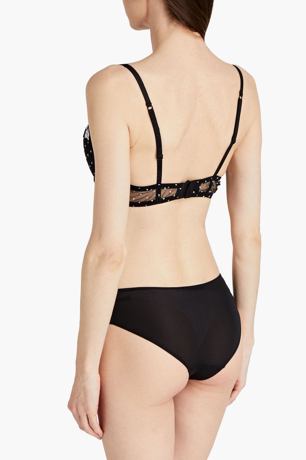 La Perla Embroidered Tulle Underwired Bra The Outnet