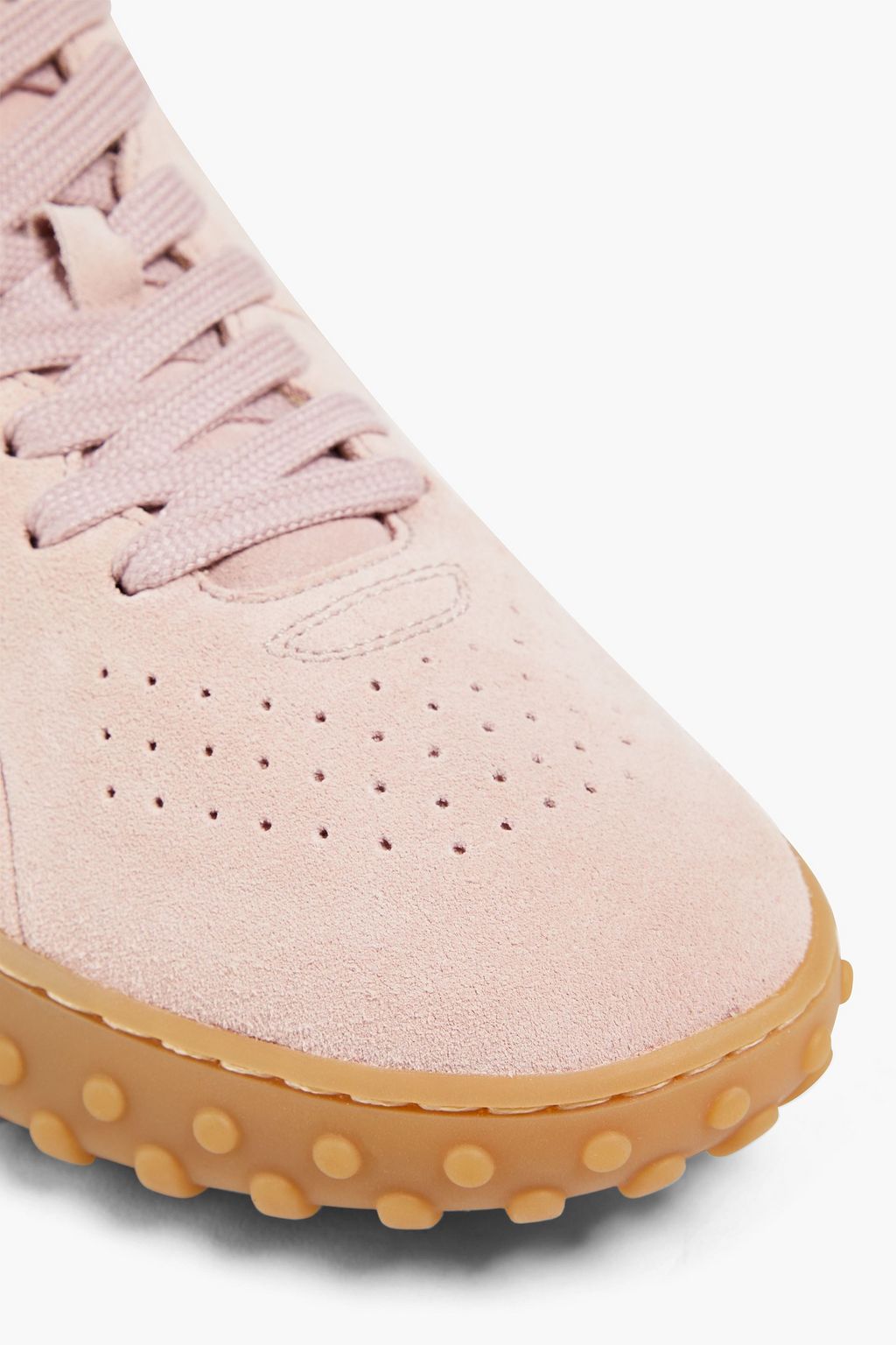 TOD'S Perforated suede sneakers | THE OUTNET
