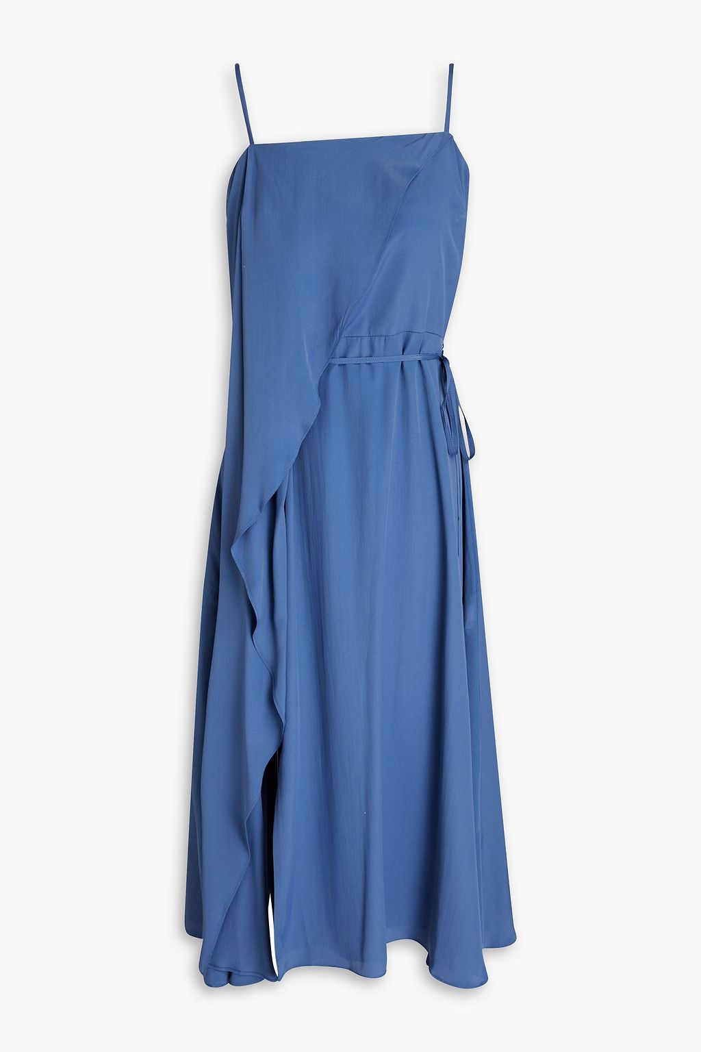 HALSTON Morgan crepe de chine midi dress | THE OUTNET
