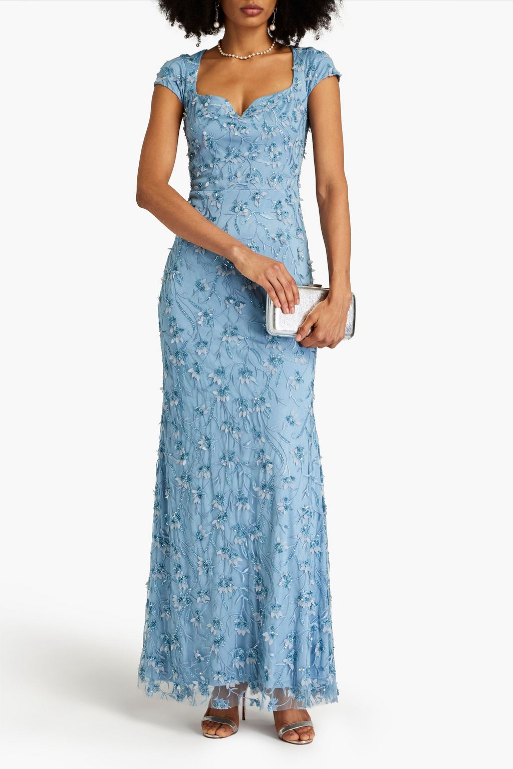 THEIA Embellished tulle gown | THE OUTNET