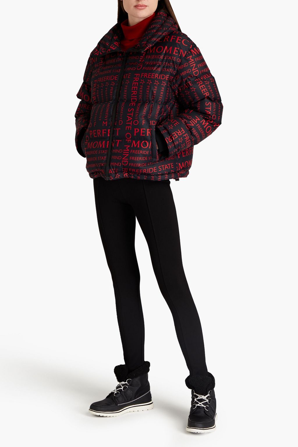 PERFECT MOMENT State Duvet printed quilted down ski jacket | THE OUTNET