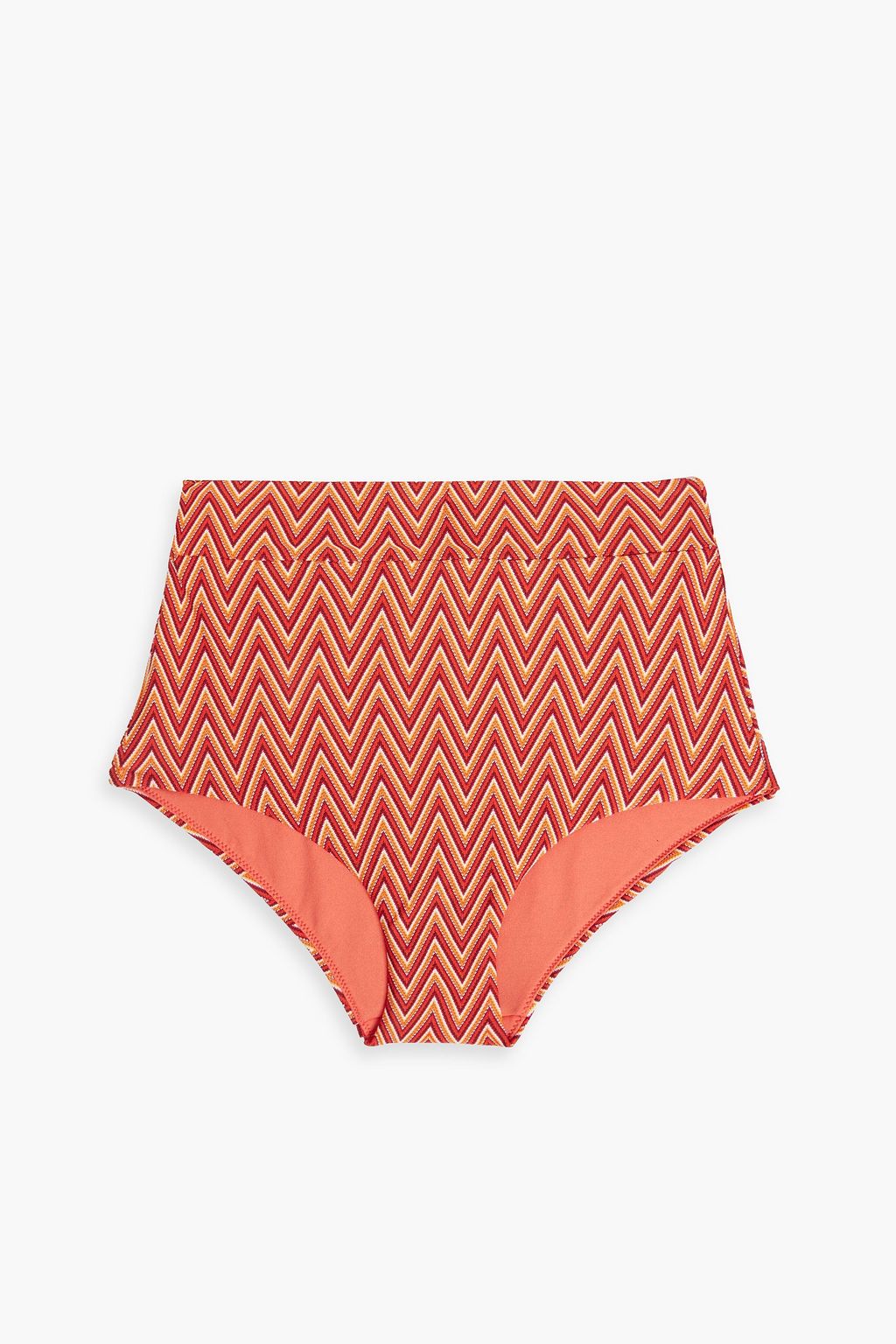 SEAFOLLY Cleo jacquard high-rise bikini briefs | THE OUTNET