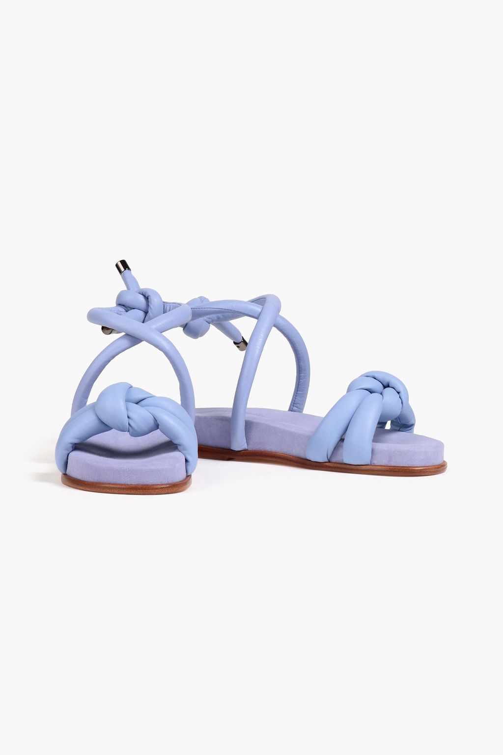 ALEXANDRE BIRMAN V-Knot padded leather sandals | THE OUTNET