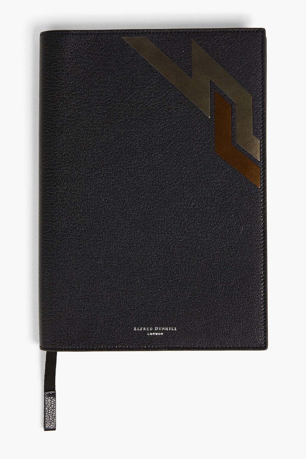 DUNHILL Printed pebbled-leather notebook | THE OUTNET