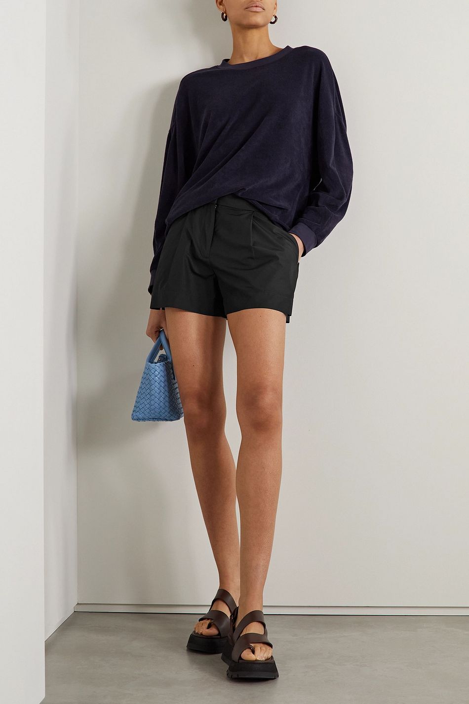 TIBI Pleated shell shorts | THE OUTNET
