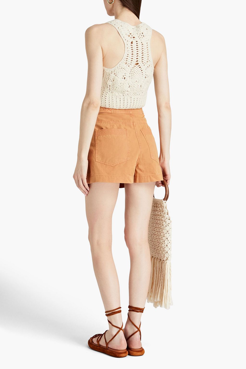 ULLA JOHNSON Belle crochet-knit wool bra top | THE OUTNET