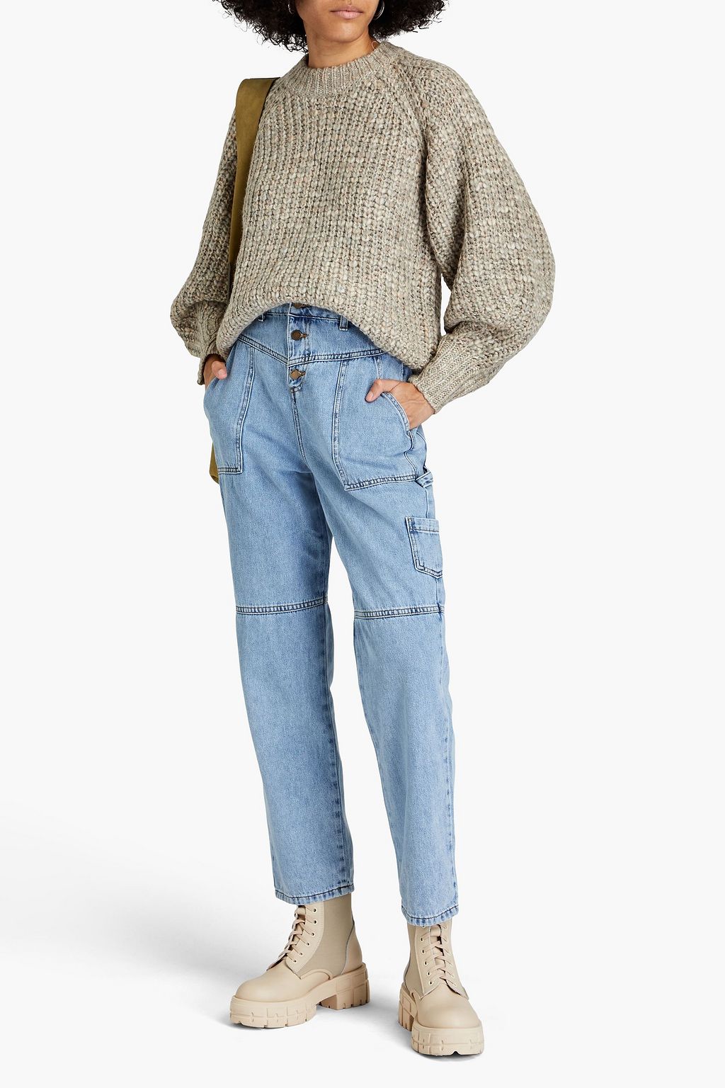BA&SH Tanguy high-rise tapered jeans | THE OUTNET