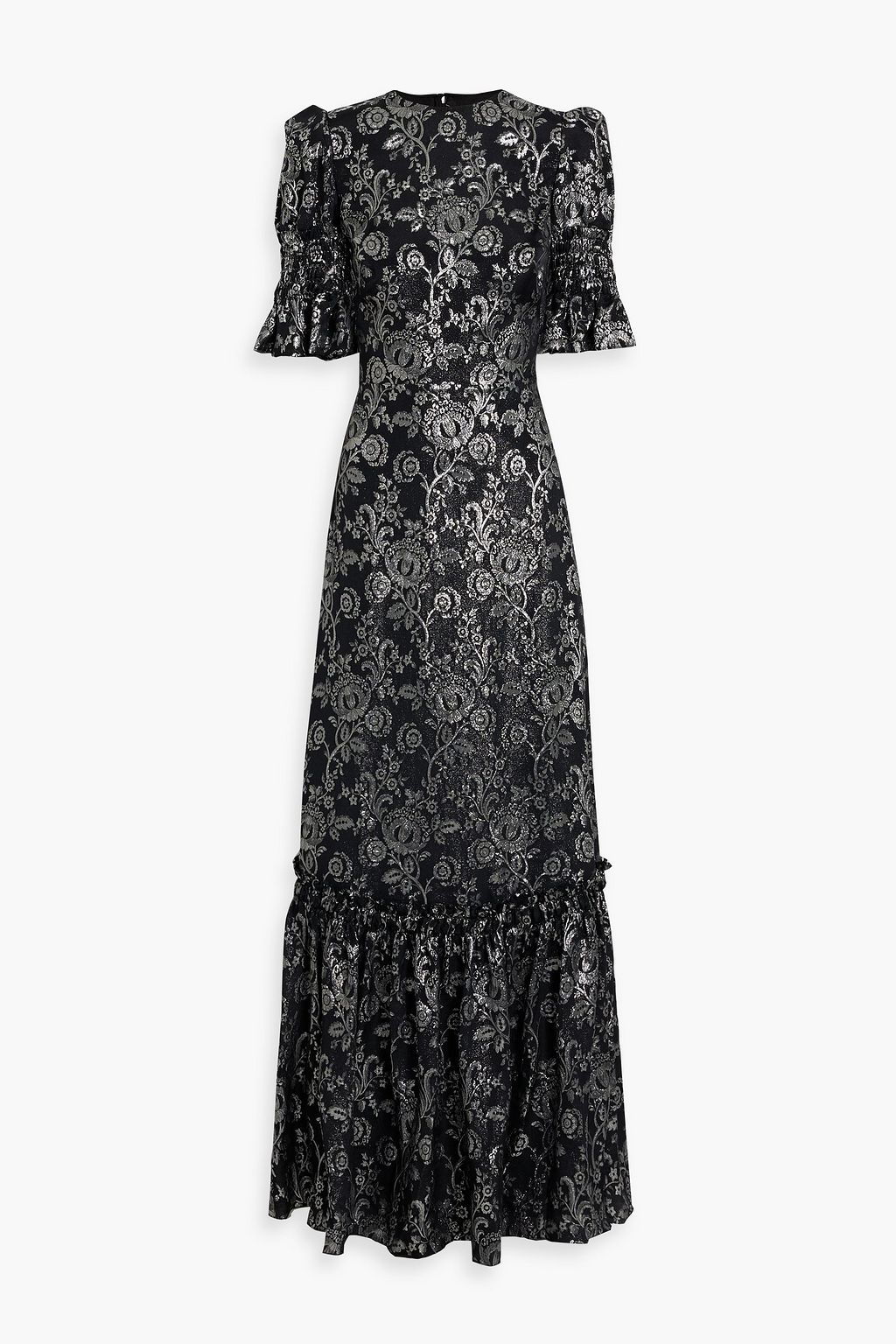 THE VAMPIRE'S WIFE The Night Flight metallic silk-blend jacquard maxi ...