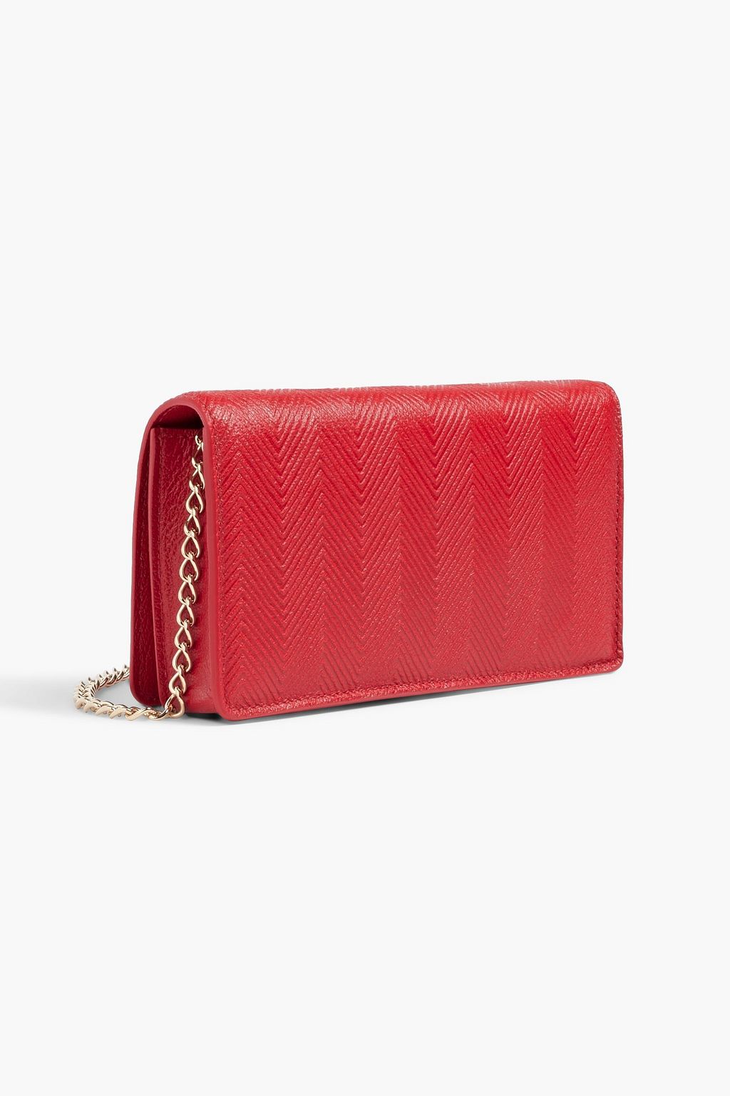 MISSONI Embossed pebbled-leather shoulder bag | THE OUTNET MISSONI Embossed pebbled-leather shoulder bag | THE OUTNET