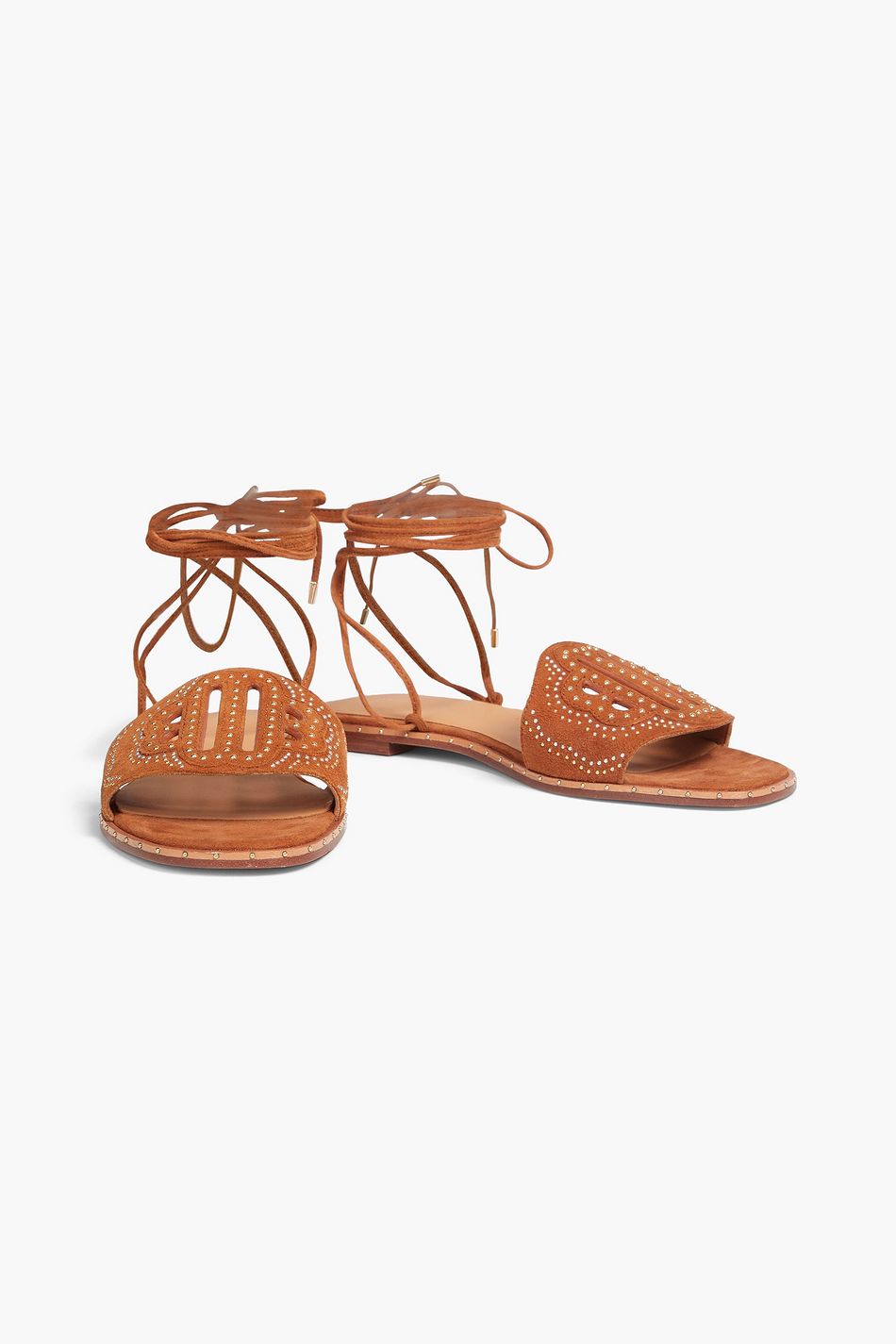 MAJE Studded suede sandals | THE OUTNET