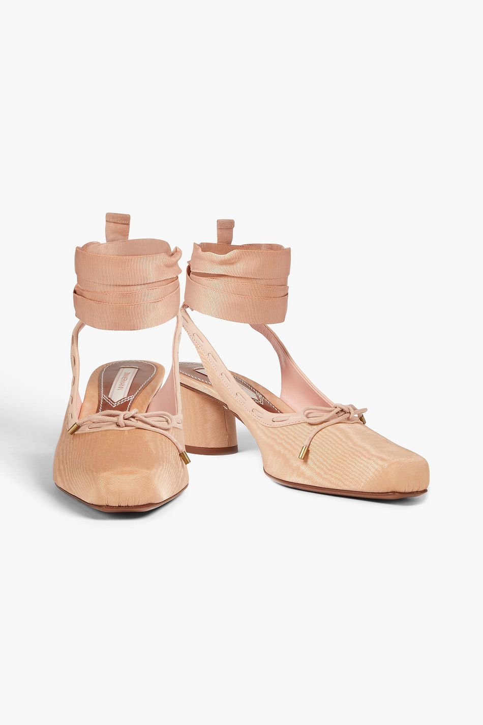 ZIMMERMANN Chisel Toe Ballerina 45 moire pumps | THE OUTNET
