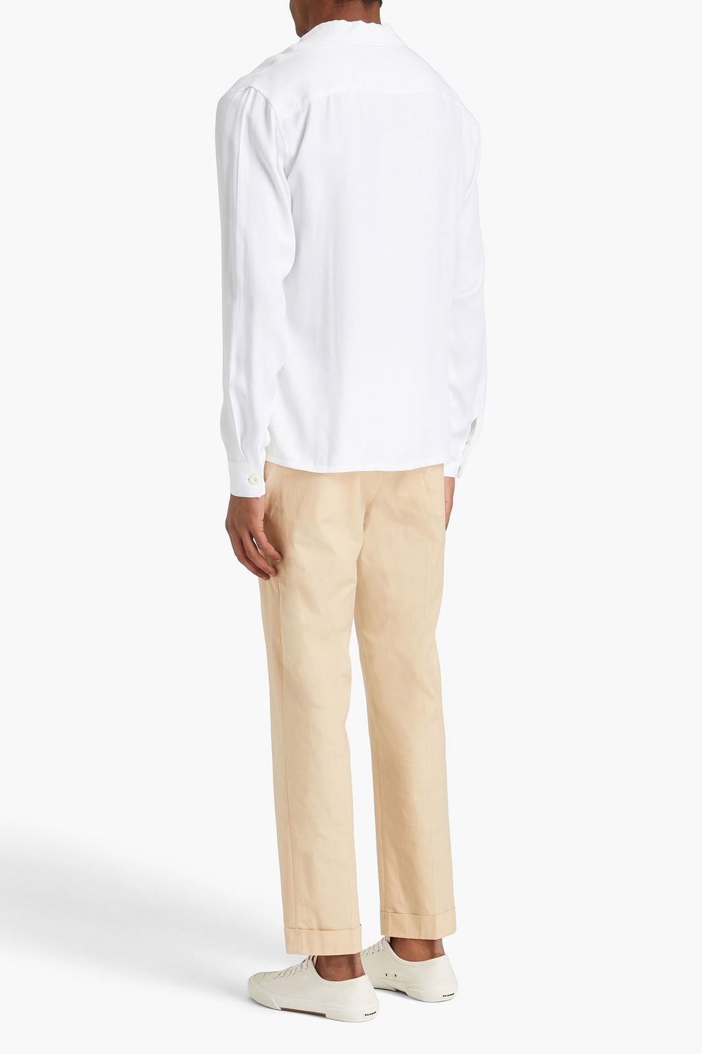 SANDRO Requin twill shirt | THE OUTNET