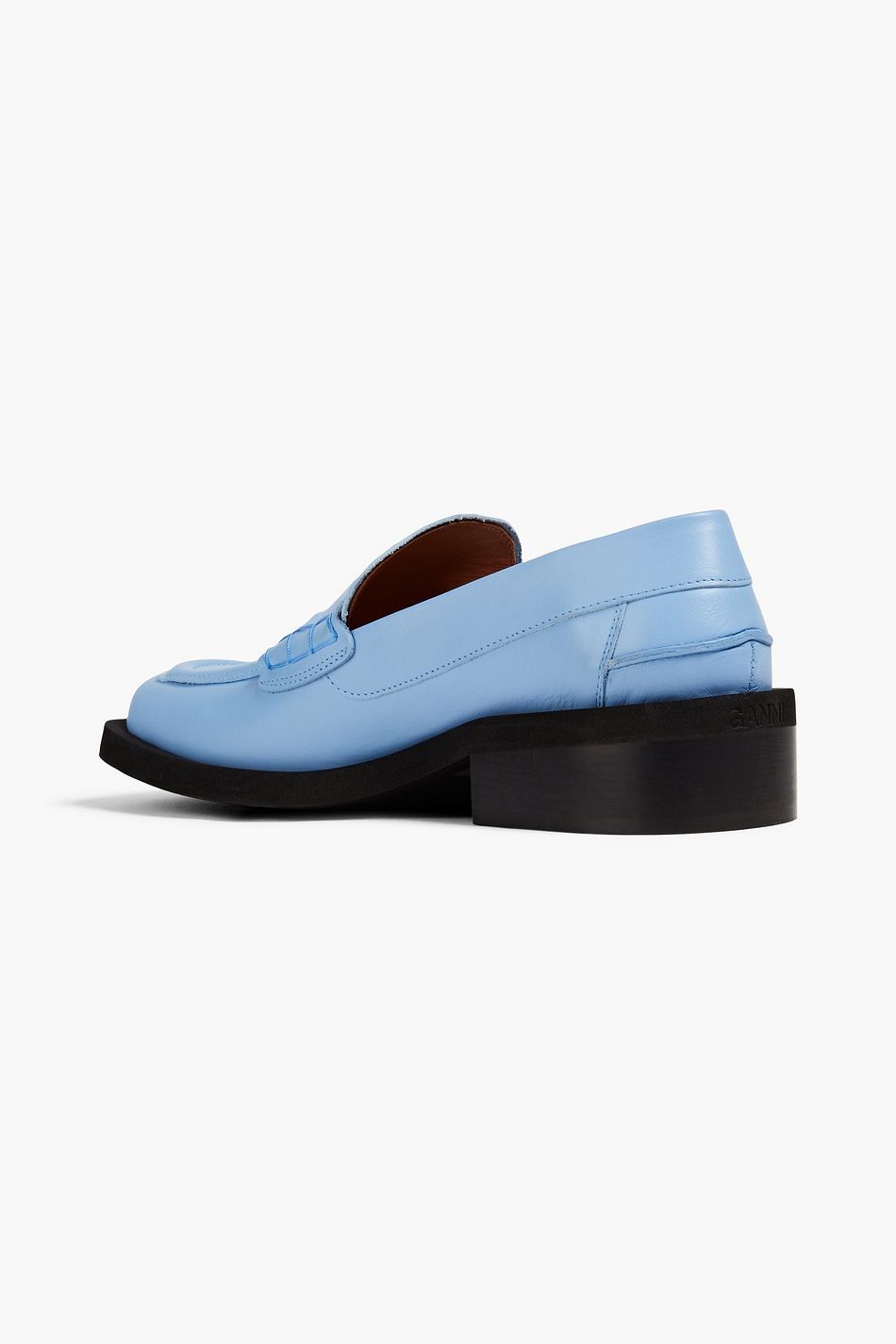 GANNI Leather loafers | THE OUTNET
