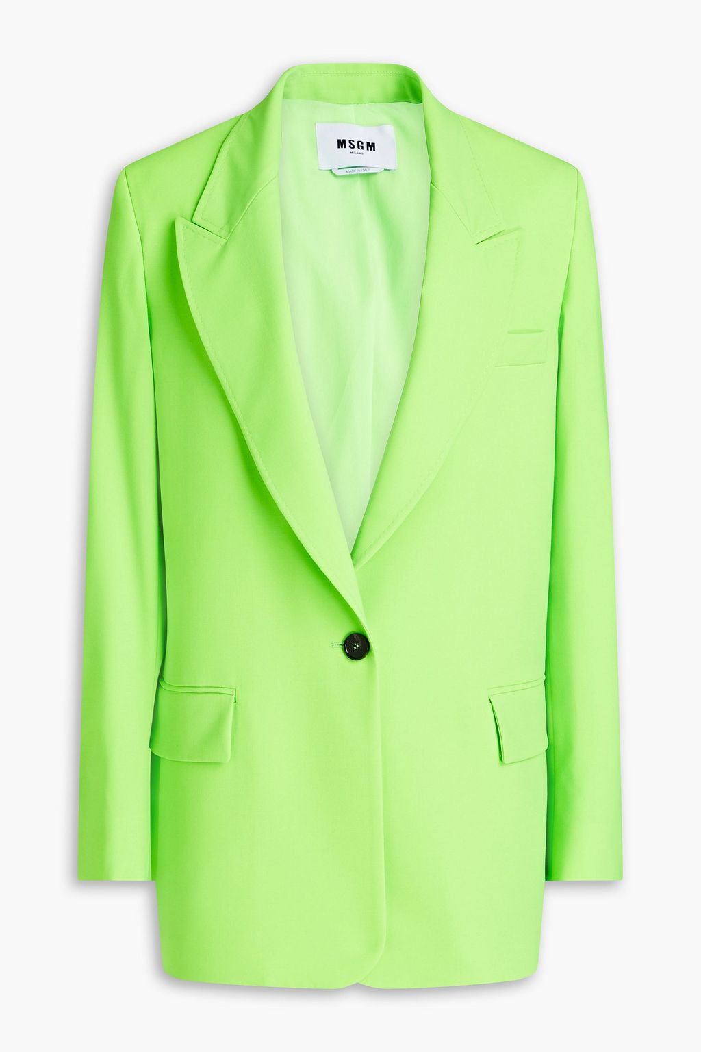MSGM Neon wool-blend blazer | THE OUTNET
