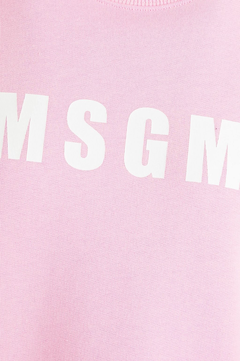 MSGM Logo-print French cotton-terry sweatshirt | THE OUTNET