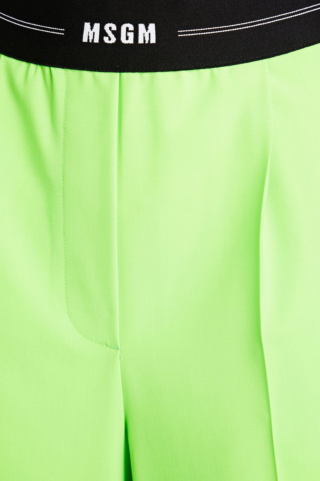 MSGM Pleated wool-blend wide-leg pants | THE OUTNET