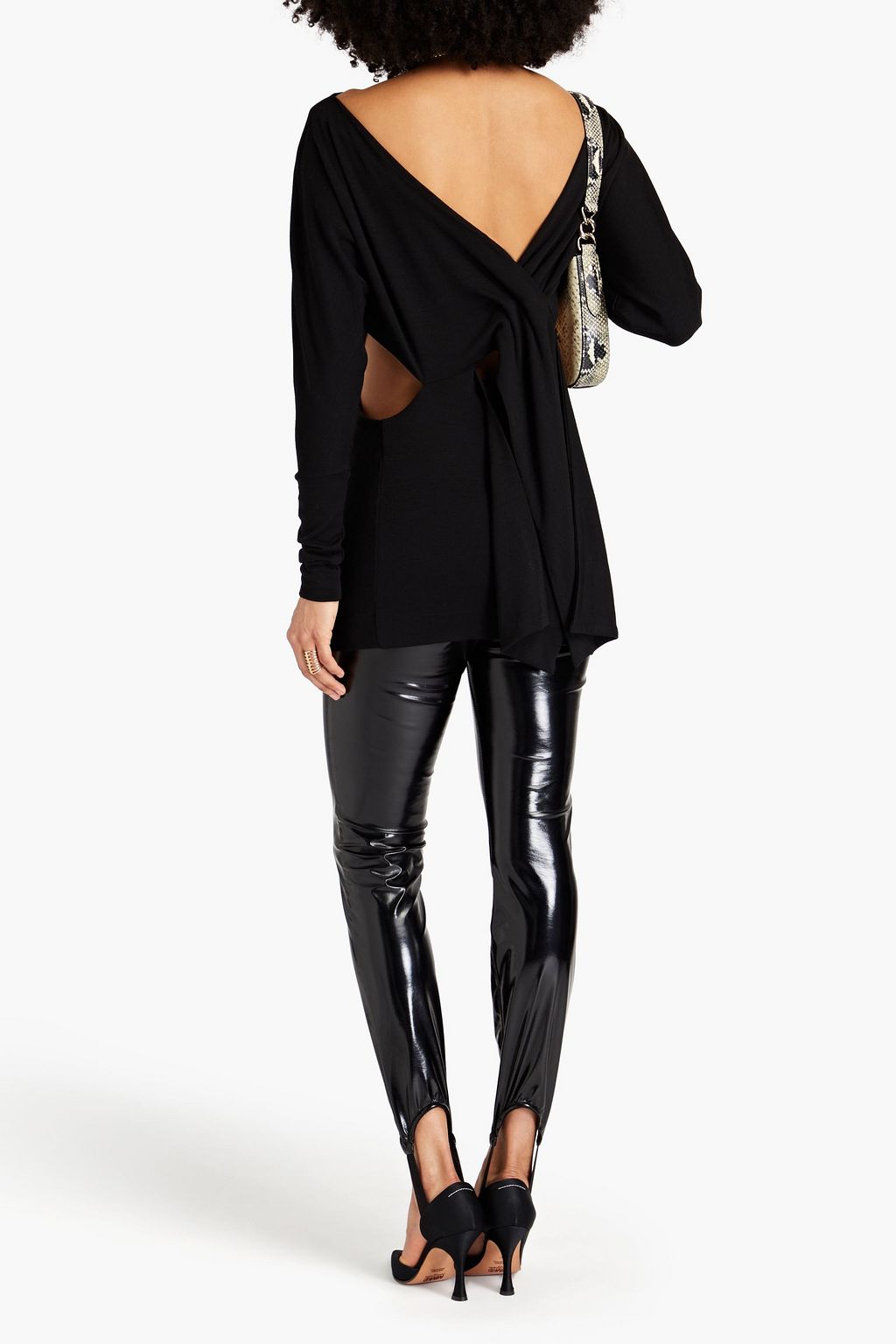 Khaite Lanie Cutout Jersey Top The Outnet