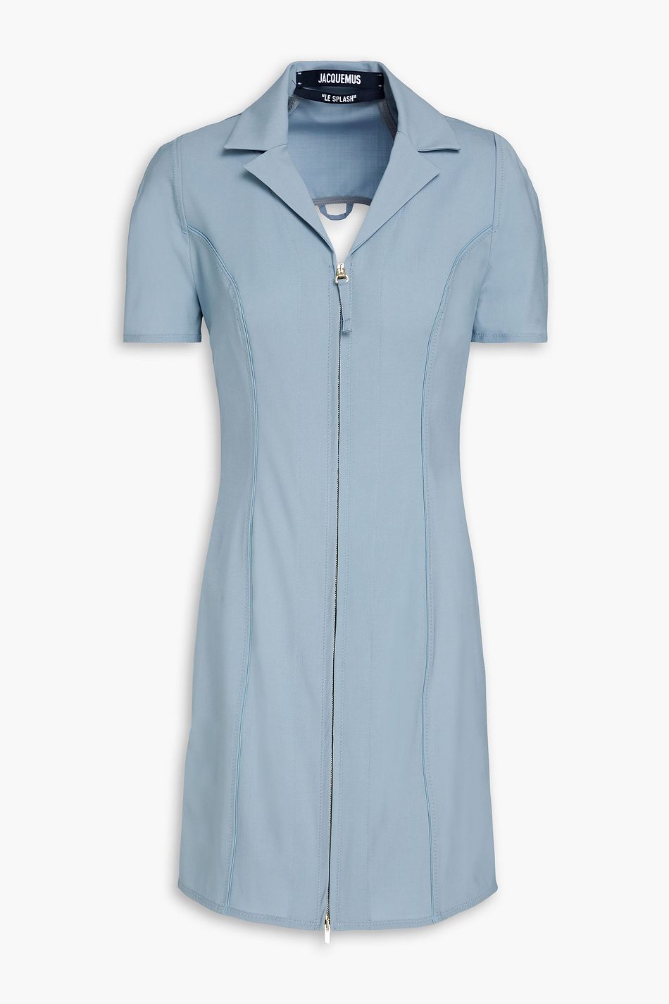 JACQUEMUS Tangelo cutout stretch-wool mini dress | THE OUTNET