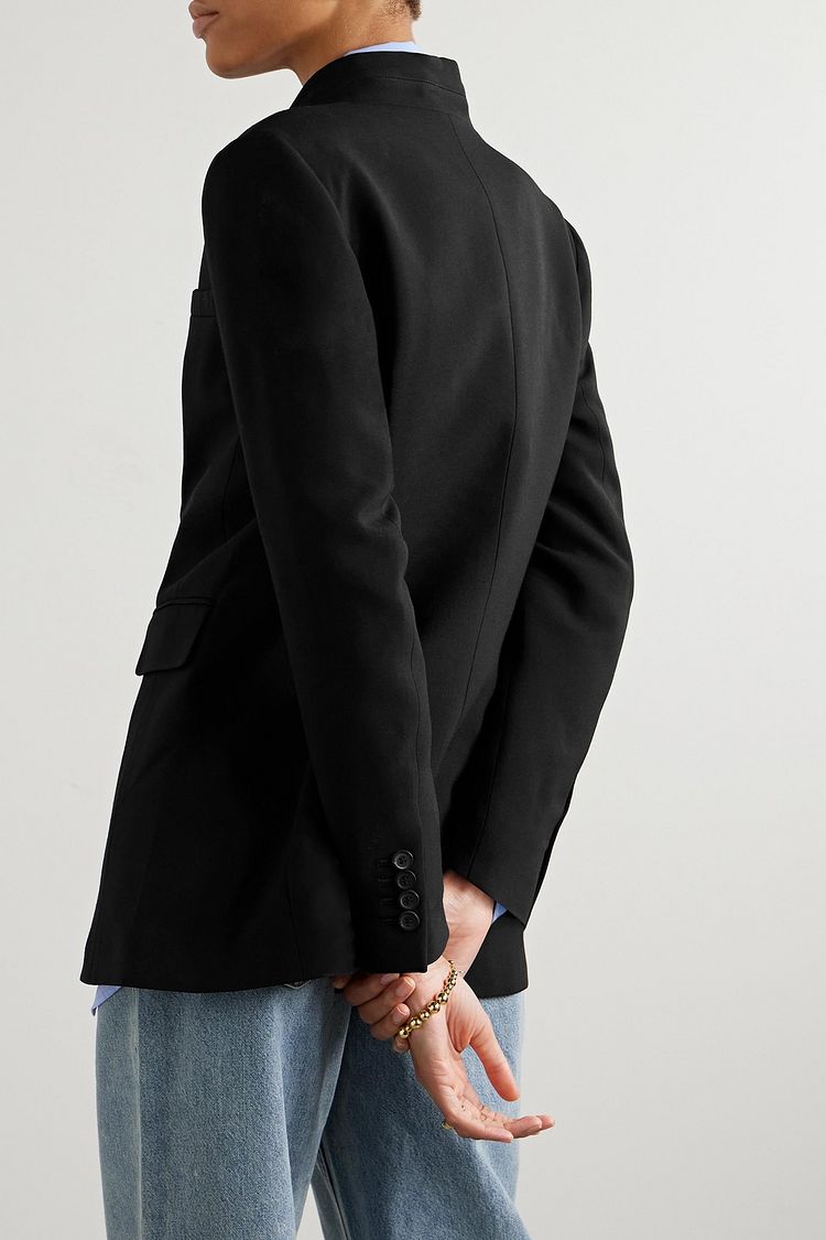 BRANDON MAXWELL The Raquel wool-blend crepe blazer | THE OUTNET